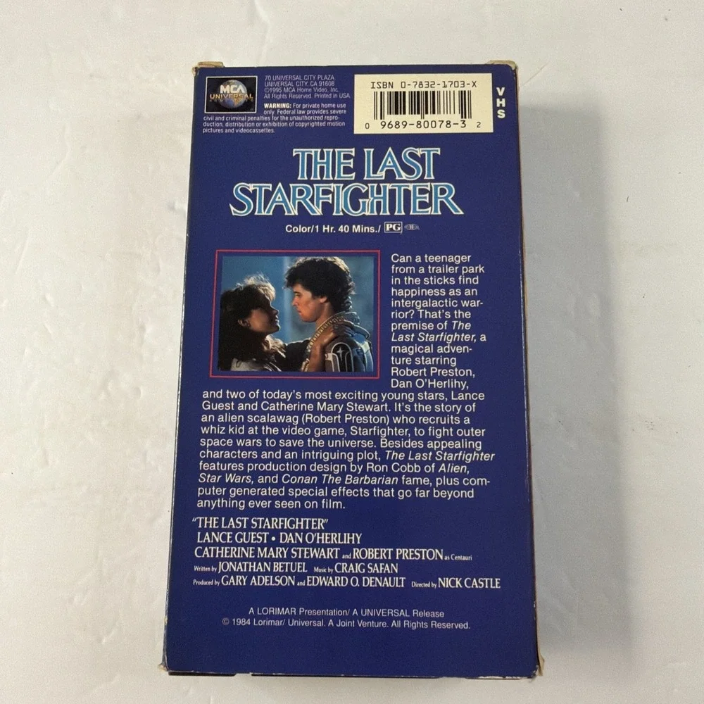 Portable Audio & Video | The Last Starfighter Vhs 1995 Lance Guest ...